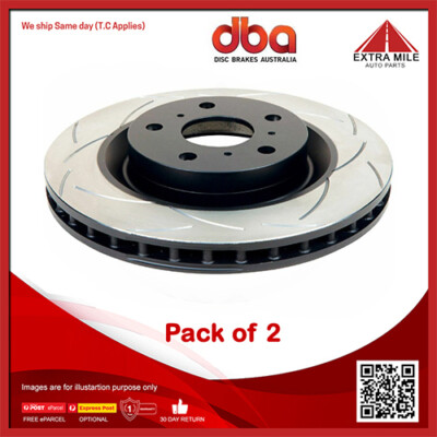 2X DBA Rear Disc Brake Rotor For Audi Allroad C5 4BH, A6 C5 4B5 4B2 ...