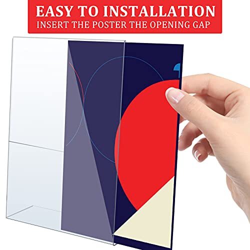 Clear Slanted Sign Holders 4 x 6 Inch Acrylic Slanted Stand Holder ...