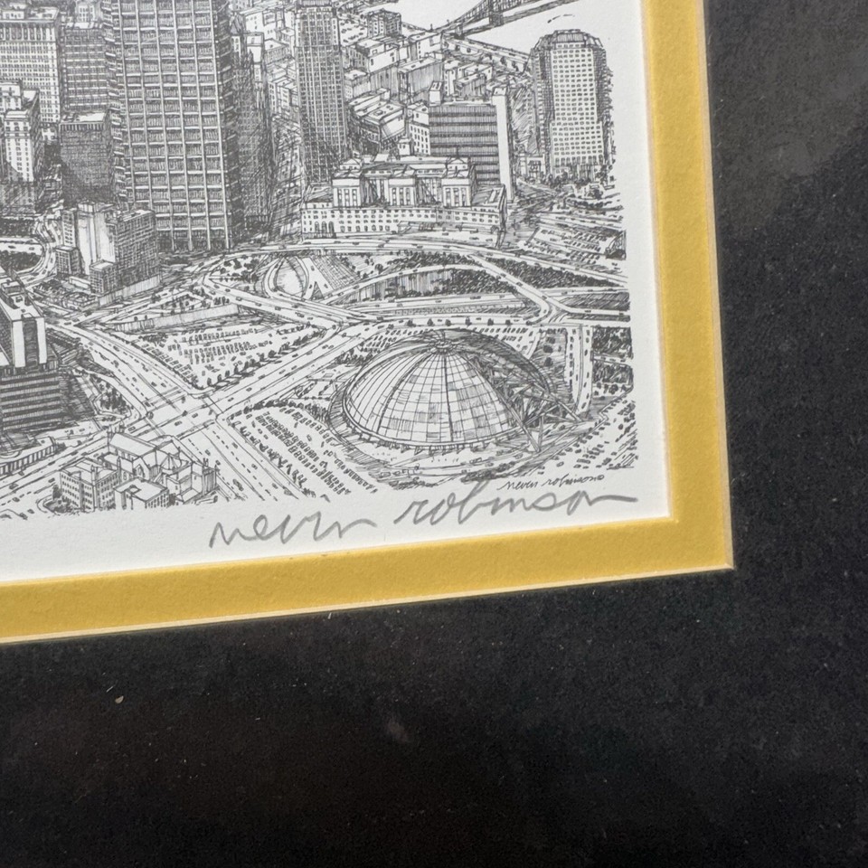 Nevin Robinson Studio~Pittsburgh~Three Rivers Stadium~Golden Triangle ...