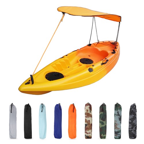 Lightweight Canoe Kayak Boat Sun Shade Canopy Universal Single Canopy ...