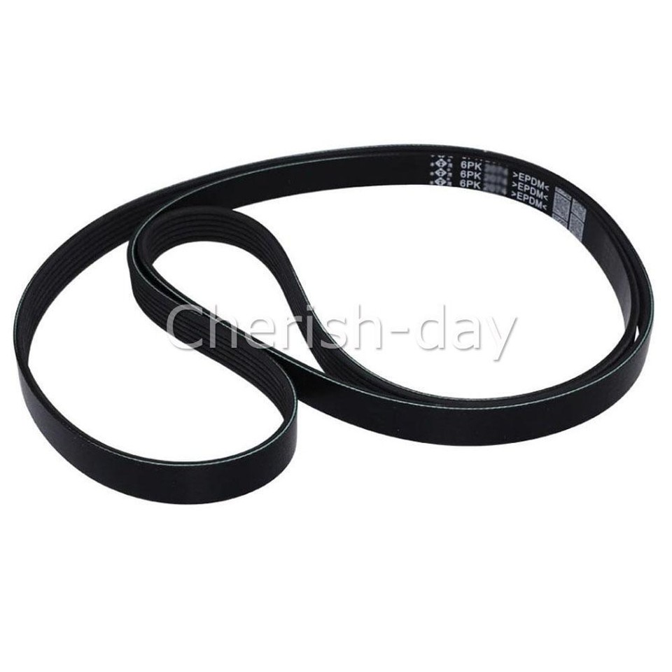 12-Sizes 6PK Multi Ribbed Rubber Serpentine Timing Accessory Drive belt ...