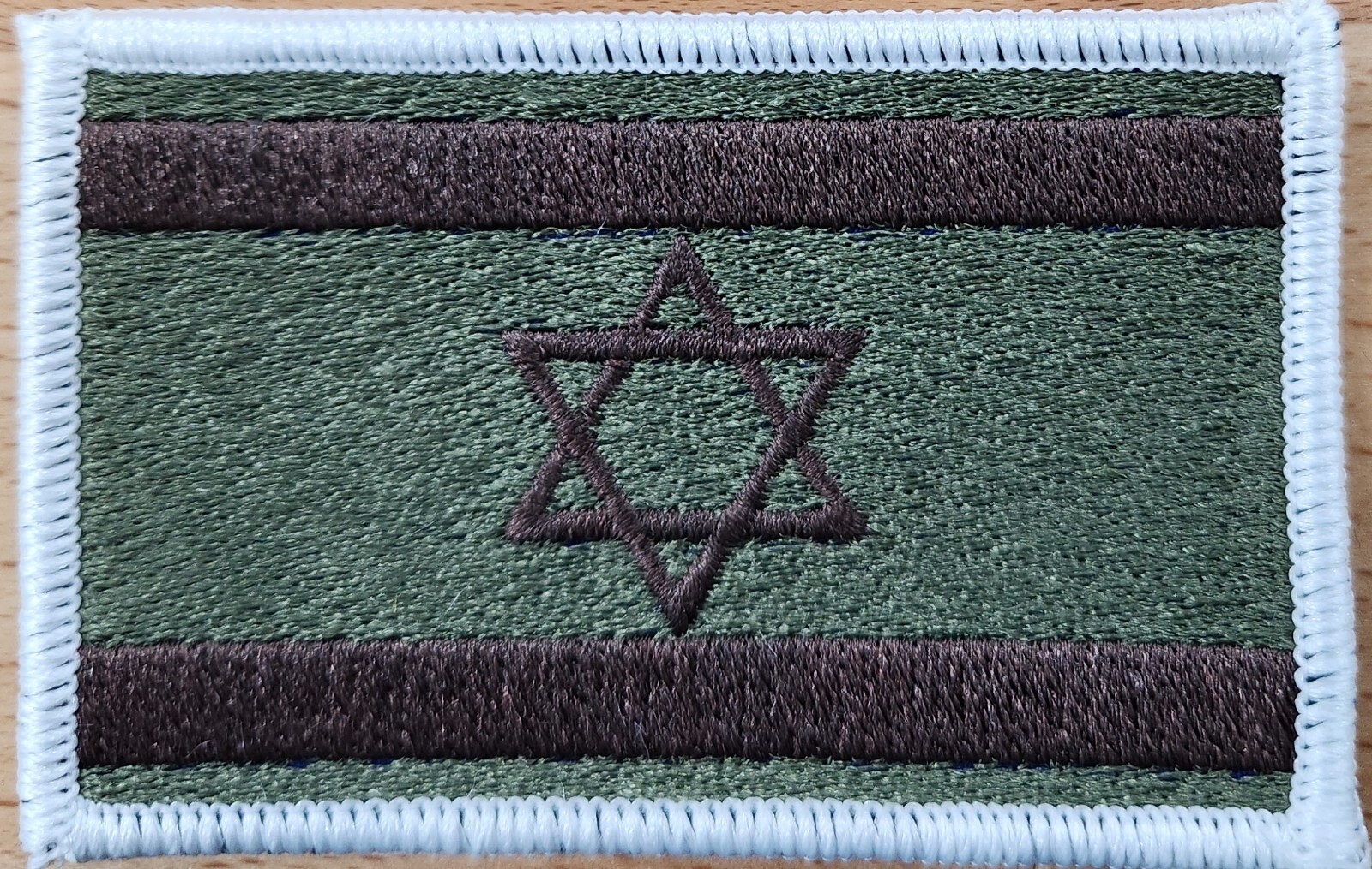 Israel Flag Patch W/ VELCRO® Brand Fastener Tactical Olive & Brown ...