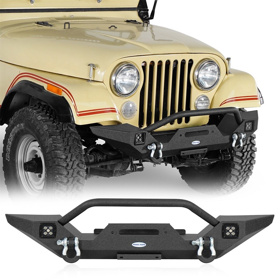 Front Winch Bumper / Rear Bumper Fit 1976-1986 Jeep CJ-5 CJ-7 CJ-8 Scrambler | eBay