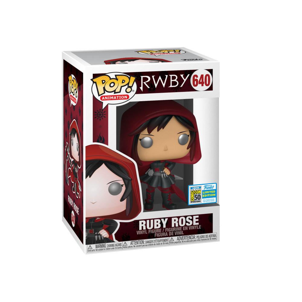 Funko Pop! Vinyl: RWBY - Ruby Rose - San Diego Comic Con Hot Topic ...