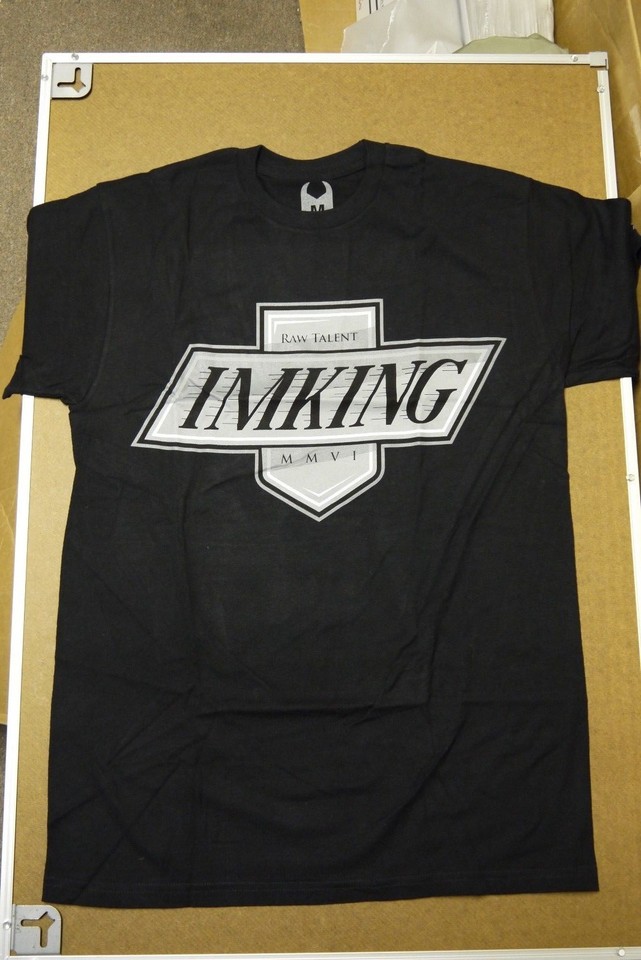 Men's ImKing T-Shirt Black with Graphic Brand New | eBay
