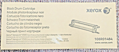 New Xerox 108R01484 OEM Black Drum Cartridge, Xerox VersaLink C500 C505 ...