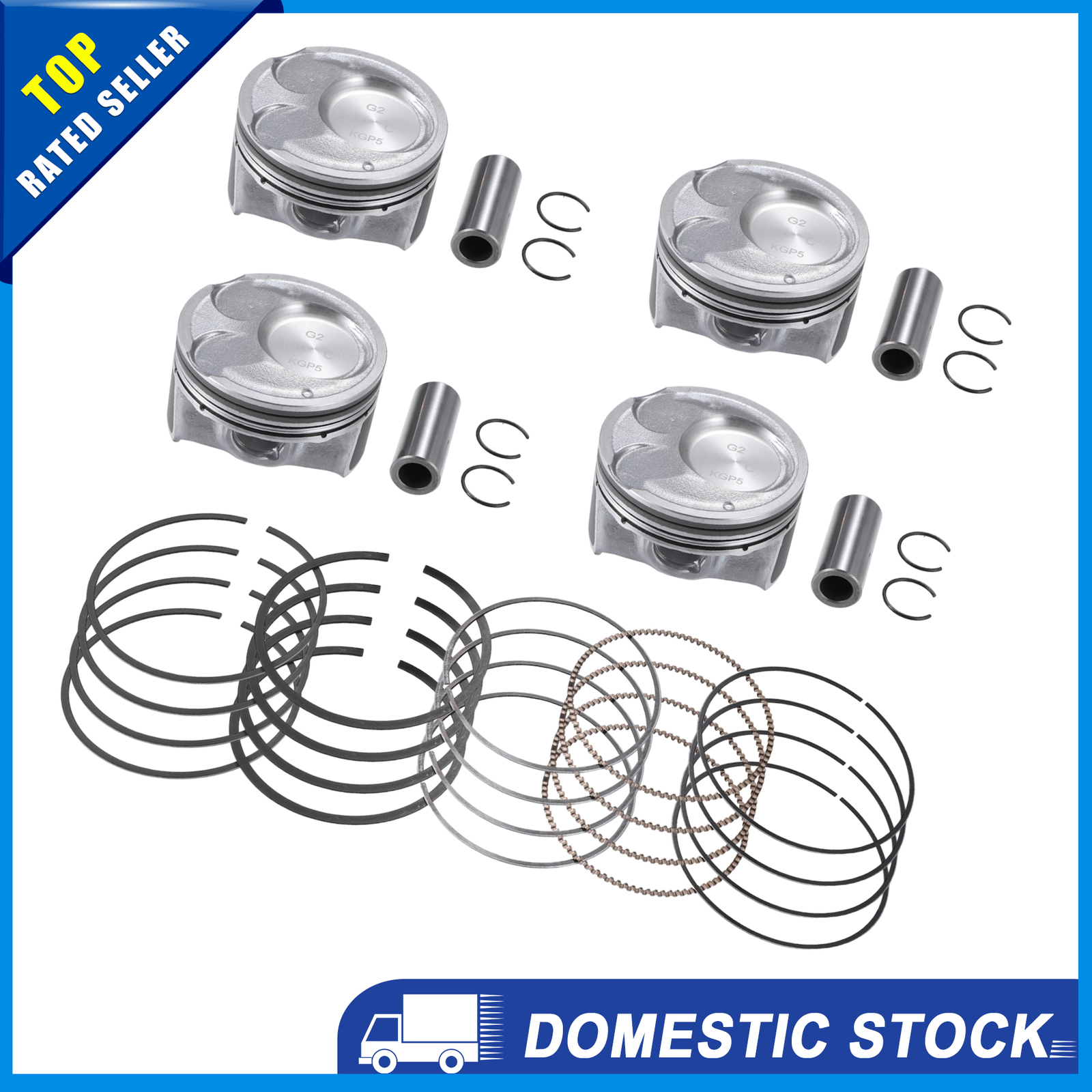 Pack of 1 For Kia Soul No.23041-2E210 Engine Piston and Pin and Snap ...