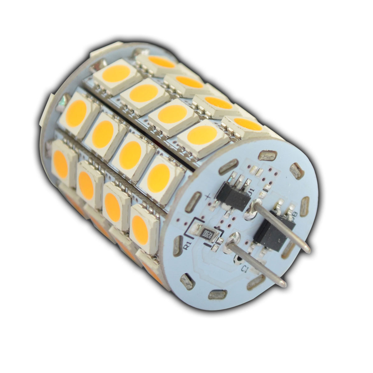 2x G6.35/GY6.35 LED 6 Watt ~35W Halogen 12V AC/DC dimmbar warmweiß ...