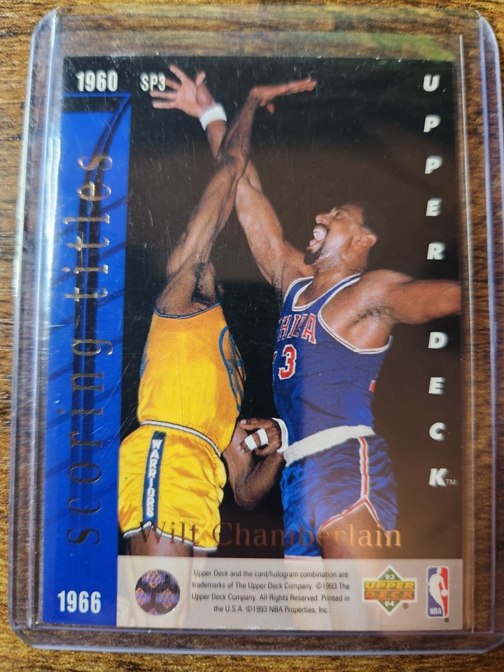 1993-94 Upper Deck Michael Jordan Wilt Chamberlain 7 Straight Titles # ...