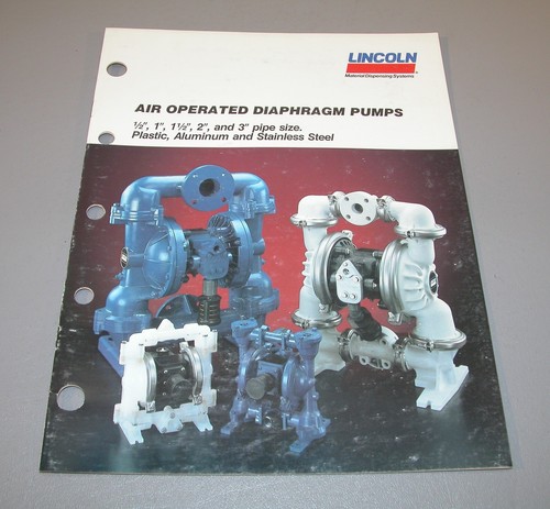 1989 Lincoln Air Operated Diaphragm Pumps Catalog 440625 B3 | eBay