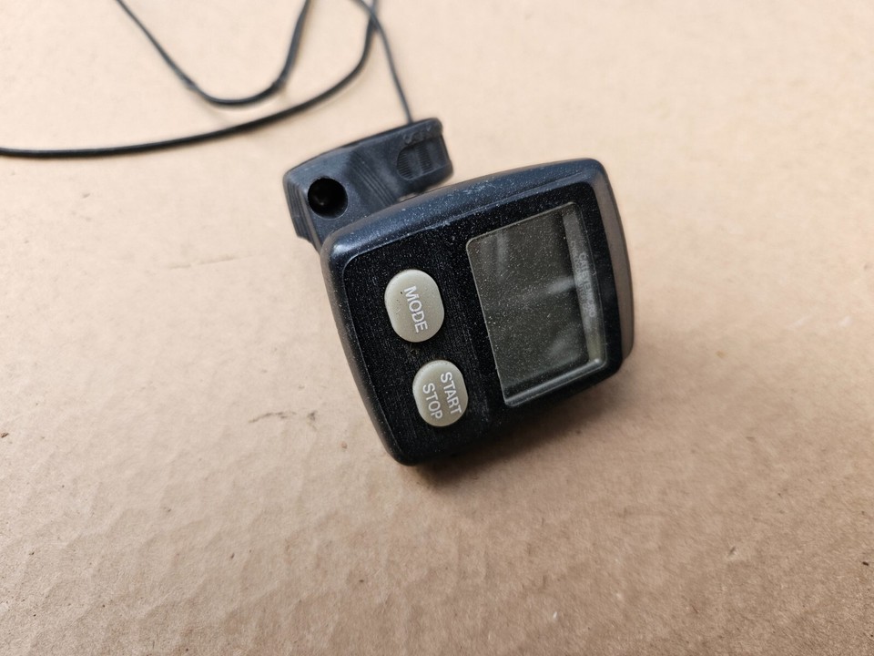 Vintage CatEye Micro CycloComputer CC-6000 w/ 2 Sensors Japan*untested ...