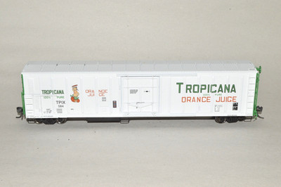 HO Red Caboose Tropicana Orange Juice 57' mechanical reefer car train ...