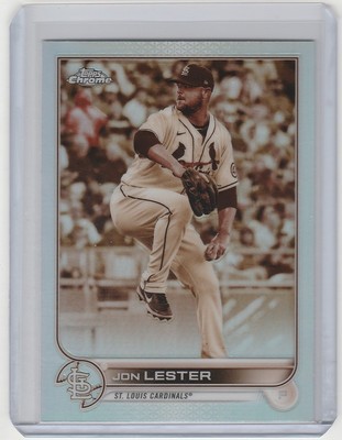2022 Topps Chrome Sepia #187 Jon Lester - St. Louis Cardinals | eBay