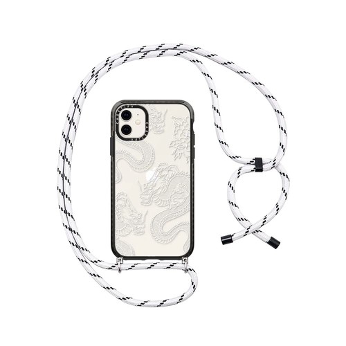 Impact Crossbody Sling Case for iPhone 11 - Dragons - White w/Black ...