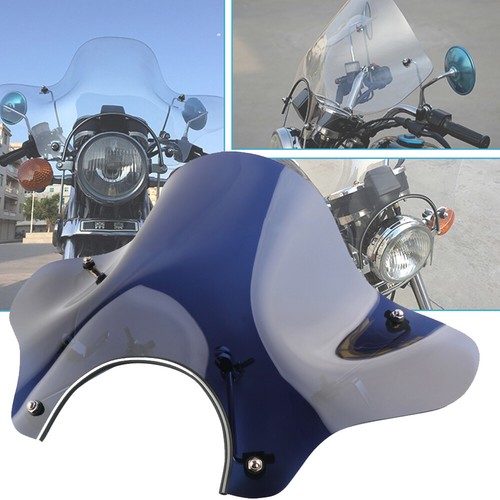 Motorcycle Windshield Windscreen For Harley Dyna Softail Sportster XL ...