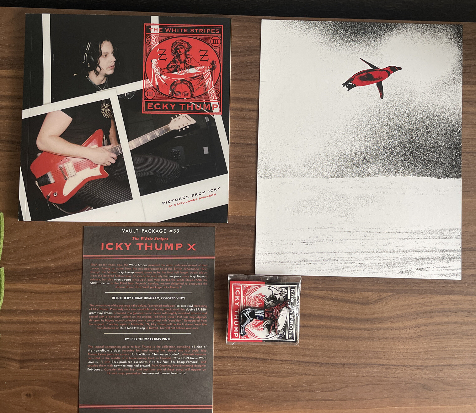 THIRD MAN TMR VAULT PACKAGE 33 WHITE STRIPES ICKY THUMP X VINYL BOX SET ...