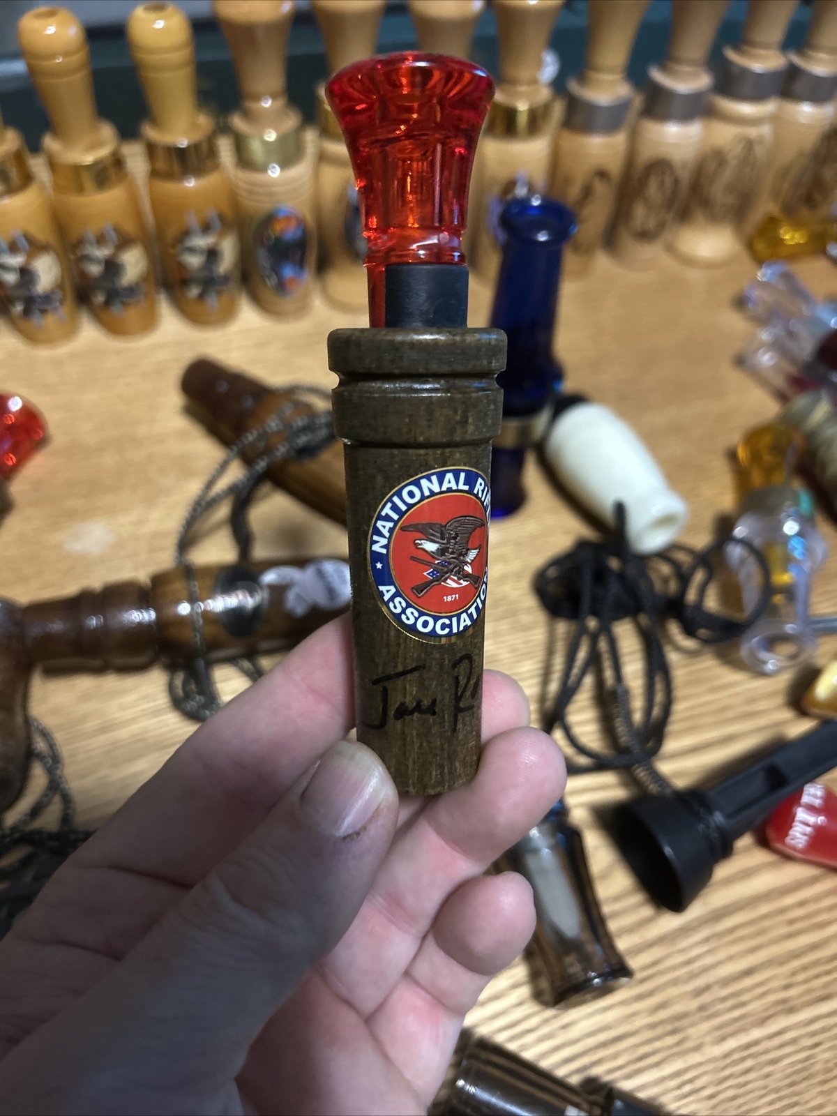 DUCKS UNLIMITED DUCK CALL LOT! LOTS OF SIGNED BUCHERS! OVER 50 CALLS ...
