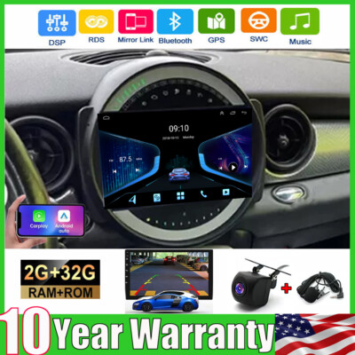 Apple Carplay For BMW Mini Cooper R56 07-14 Android 13 Car Stereo Radio ...