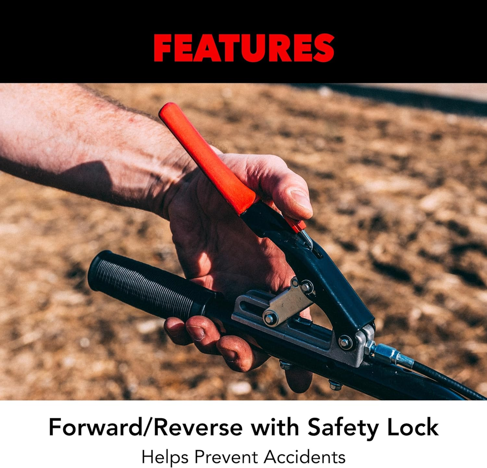 212Cc 20-Inch Gas Powered Rear Tine Tiller with Forward/Reverse | eBay