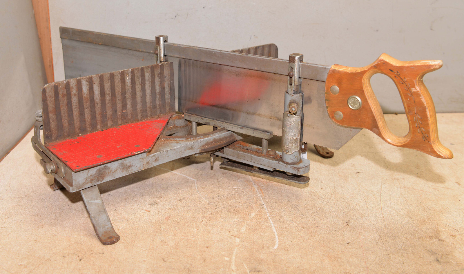 Millers Falls miter box 73C Craftsman saw Langdon Acme collectible ...