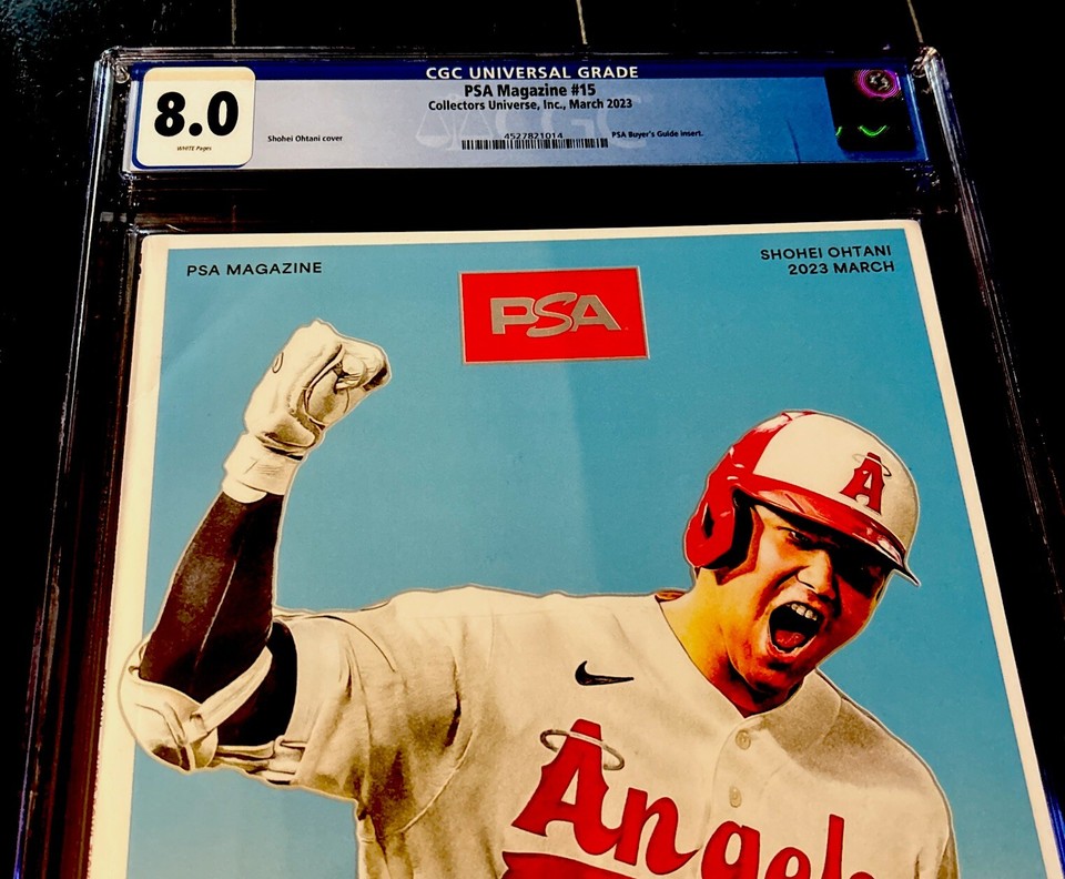 Shohei Ohtani Rare Cover PSA Magazine 2023 MLB STAR CGC 8.0 | eBay