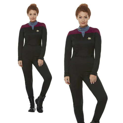 Star Trek Voyager Comando Uniforme Granata Donna Film TV Autorizzato ...