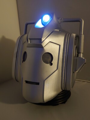 CYBER WARRIOR FULL SIZE WEARABLE PROP HELMET KIT CYBERMAN DOCTOR DR WHO ...