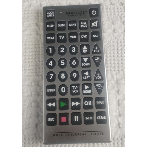 Innovage Jumbo Universal TV/Remote Controller SKU 2784 | eBay