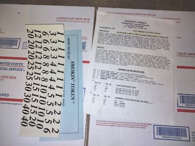 smokin token arcade redemption manual #105 | eBay