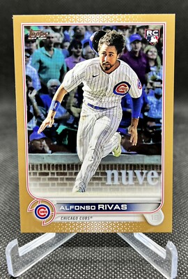 2022 Topps Series 2 Gold Parallel #/2022 Alfonso Rivas Rookie RC ...