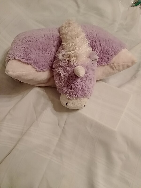 Purple Unicorn Pillow Pet