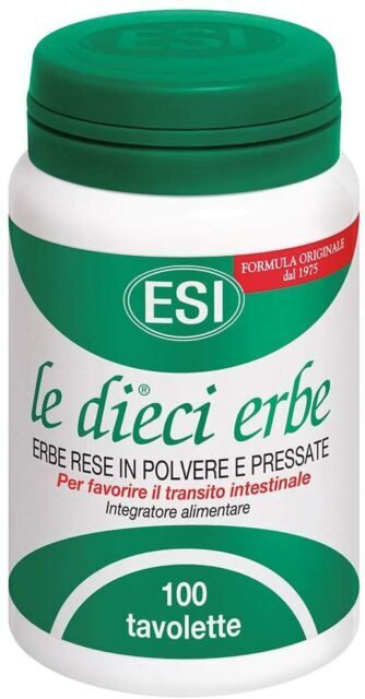 ESI The Ten Herbs Intestinal Supplement - 100 Tablets for sale online ...