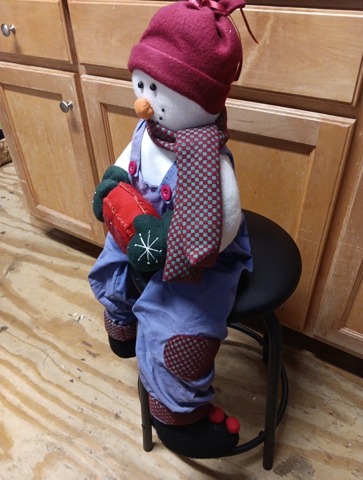 Snowman Draft Stopper With Heart (Y74) | eBay