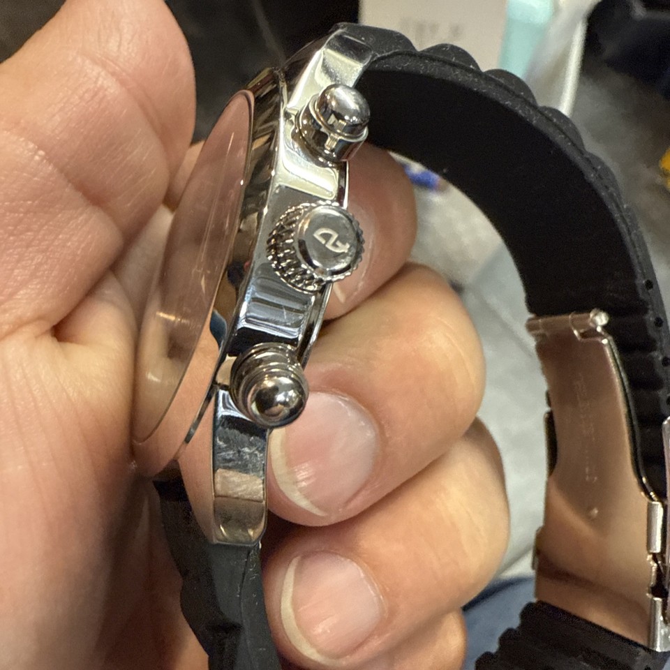 Android Men's Chronograph Watch Carbon Fiber Steel And Rubber Band ...