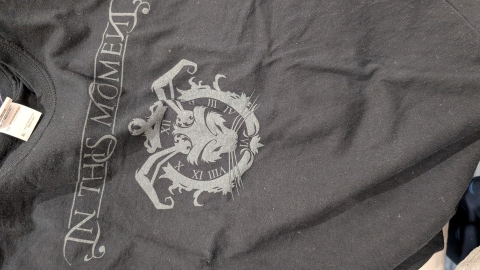 Vtg Authentic In This Moment The Dream Shirt XL Maria Brink Metal Rock ...