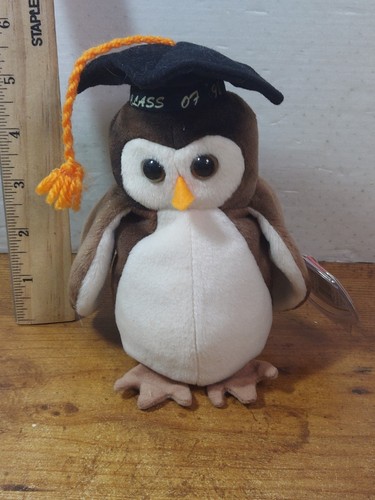 Ty Wise the Owl Beanie Baby Class of 07 1998 w/Tag | eBay
