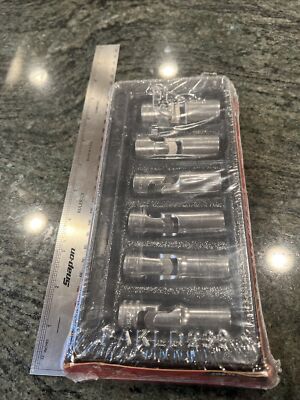 Snap On 206sfsum 6 pc 3/8 drive metric deep universal socket set 10,12 ...