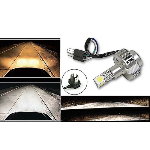 4X6 Stock Glass Lens / Metal Headlight 6000k 6k LED HID Light Bulb ...