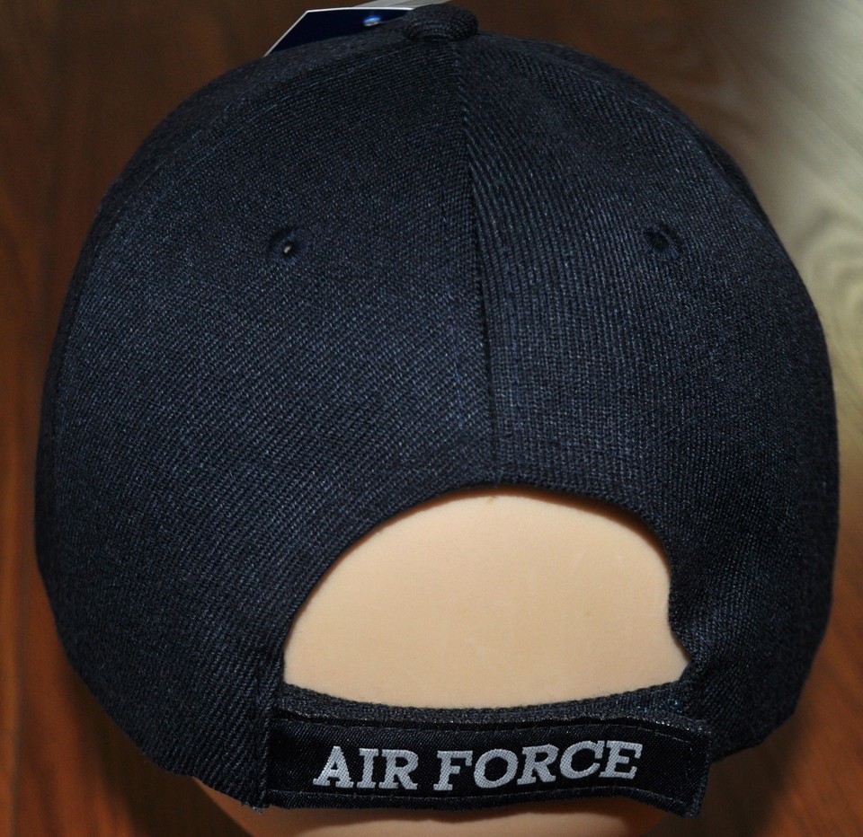 Blue US Air Force Strategic Air Command Hat Baseball Ball Cap Military ...