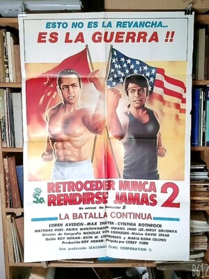 Retroceder nunca rendirse jamas 2 - Afiche Cine Original Movie Poster ...
