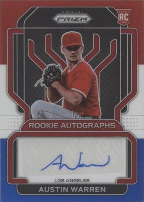 2022 Panini Prizm - Rookie Autographs Austin Warren #RA-AU Red White ...