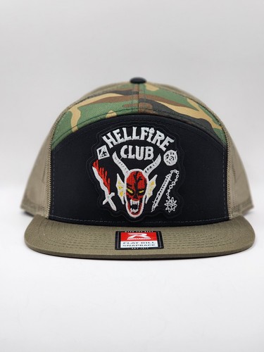 RICHARDSON 168 Hat W/Stanger Things ( Hellfire Club ) Embroidery Patch ...