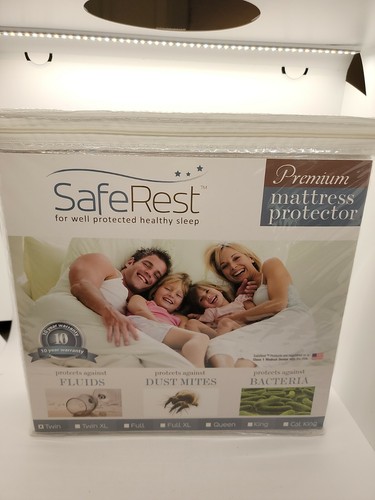 SafeRest Twin Size Premium Hypoallergenic Waterproof Bed Mattress ...
