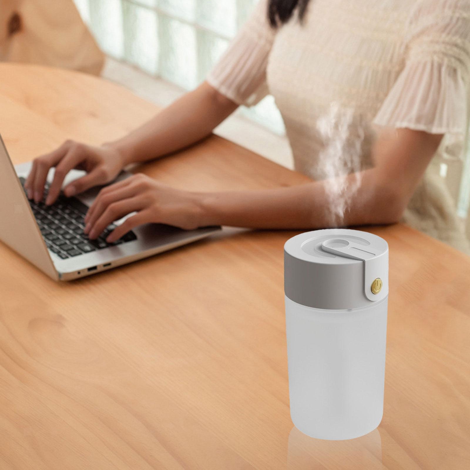 Small Cold Mist Humidifier 2 Mist Modes Portable Quiet 350ml | eBay
