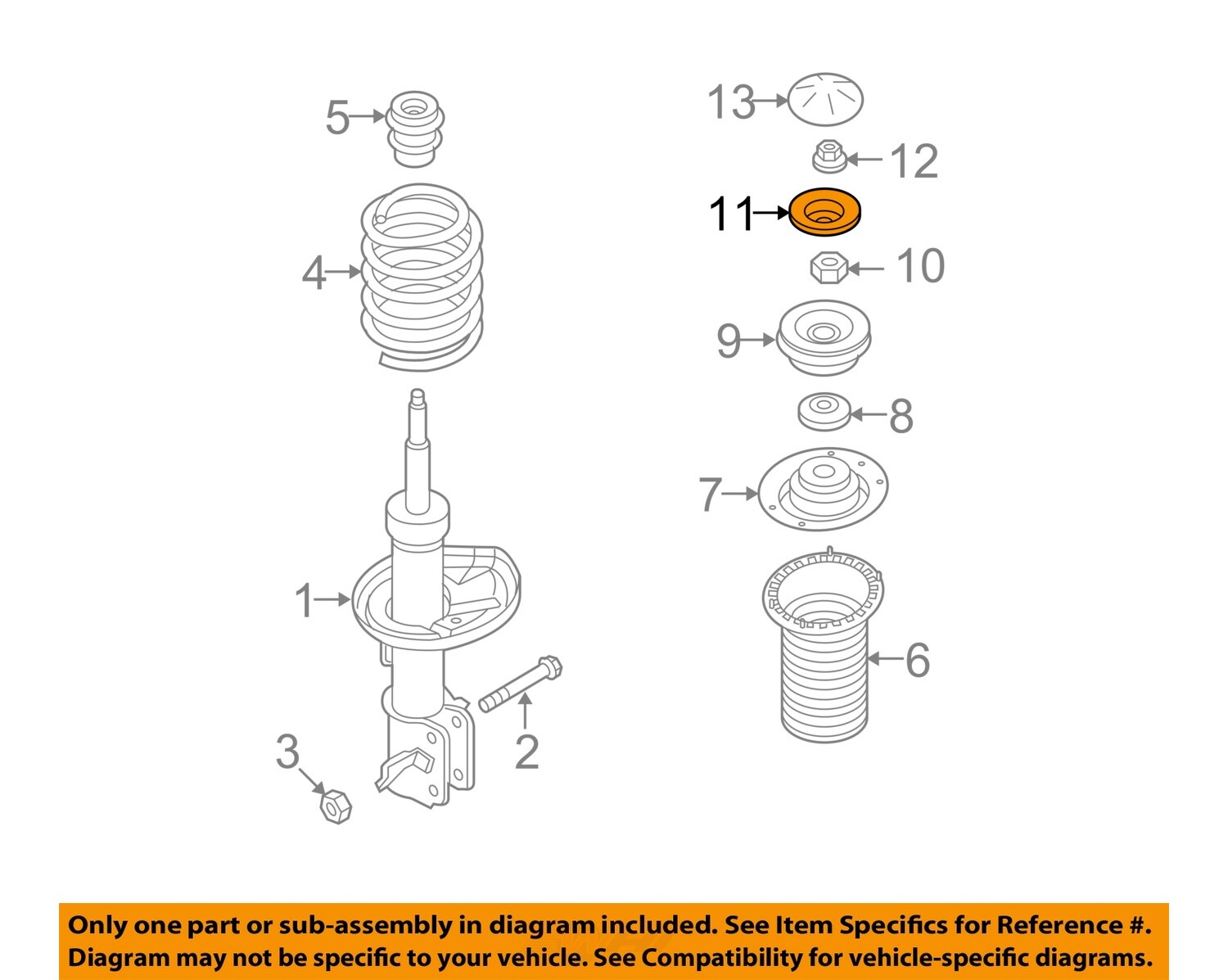GM OEM Front Suspension-Spacer 96535013 | eBay