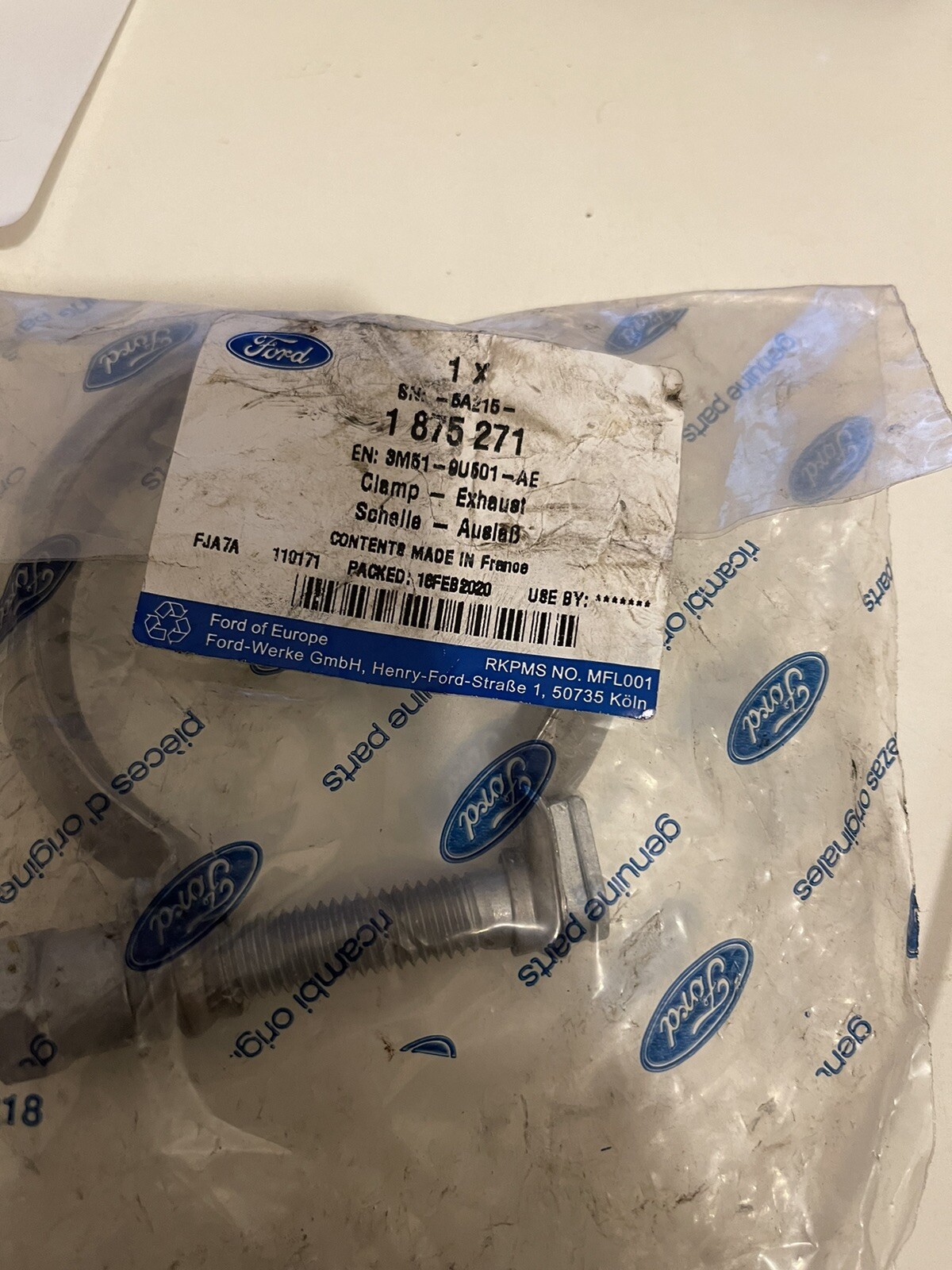 Genuine Ford C-max MONDEO Galaxy S-max Focus Fiesta Kuga Exhaust Clamp ...