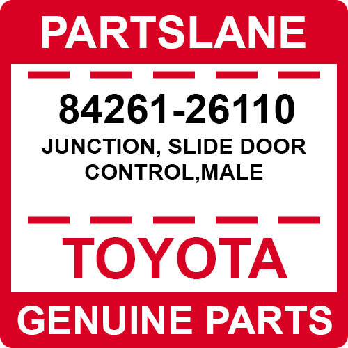 84261-26110 Toyota OEM Genuine JUNCTION, SLIDE DOOR CONTROL,MALE | eBay