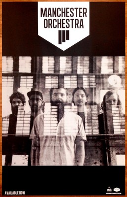 MANCHESTER ORCHESTRA Hope Ltd Ed New RARE Tour Poster +BONUS Indie Rock ...