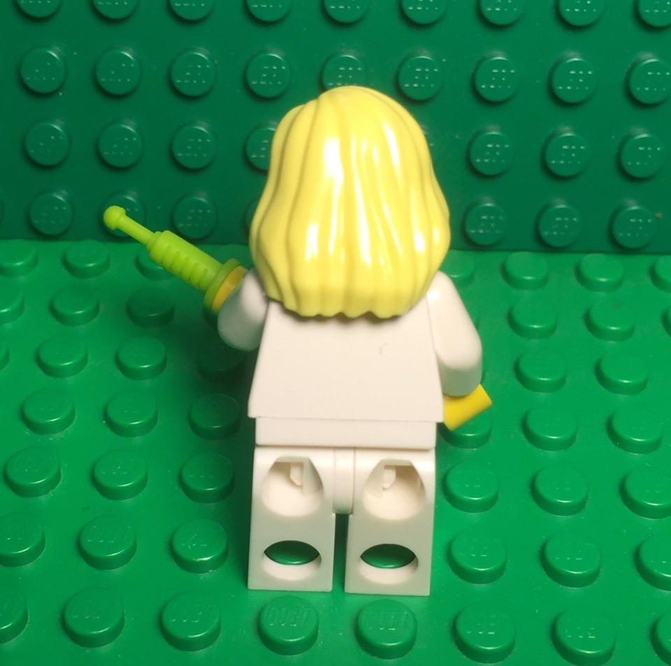 Lego EMT Doctor / Nurse Female Girl Mini Figure With Blonde Bright ...