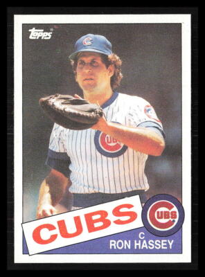 Ron Hassey 1985 Topps #742 Chicago Cubs | eBay